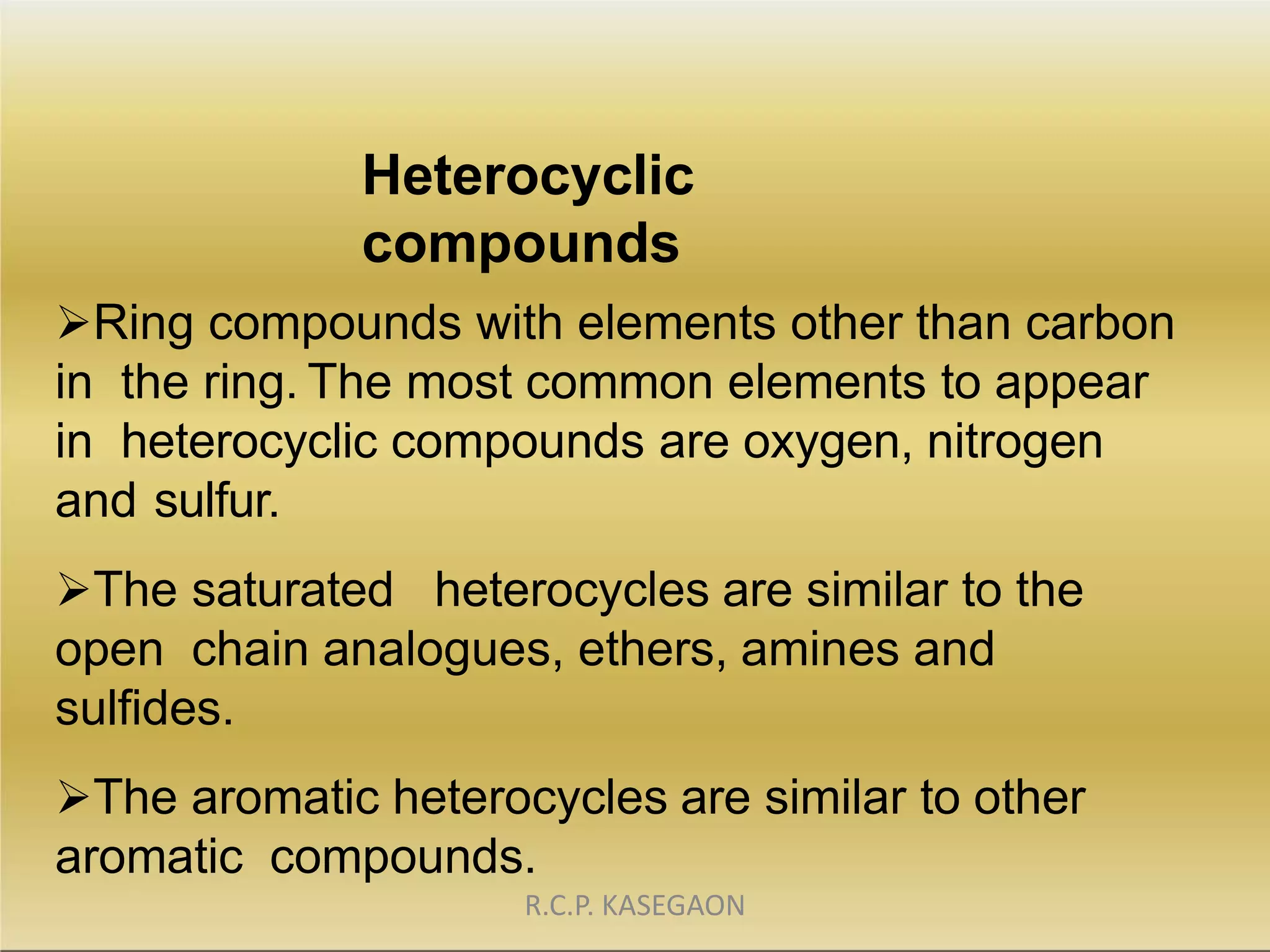 Heterocyclic compounds Unit-III.pptx