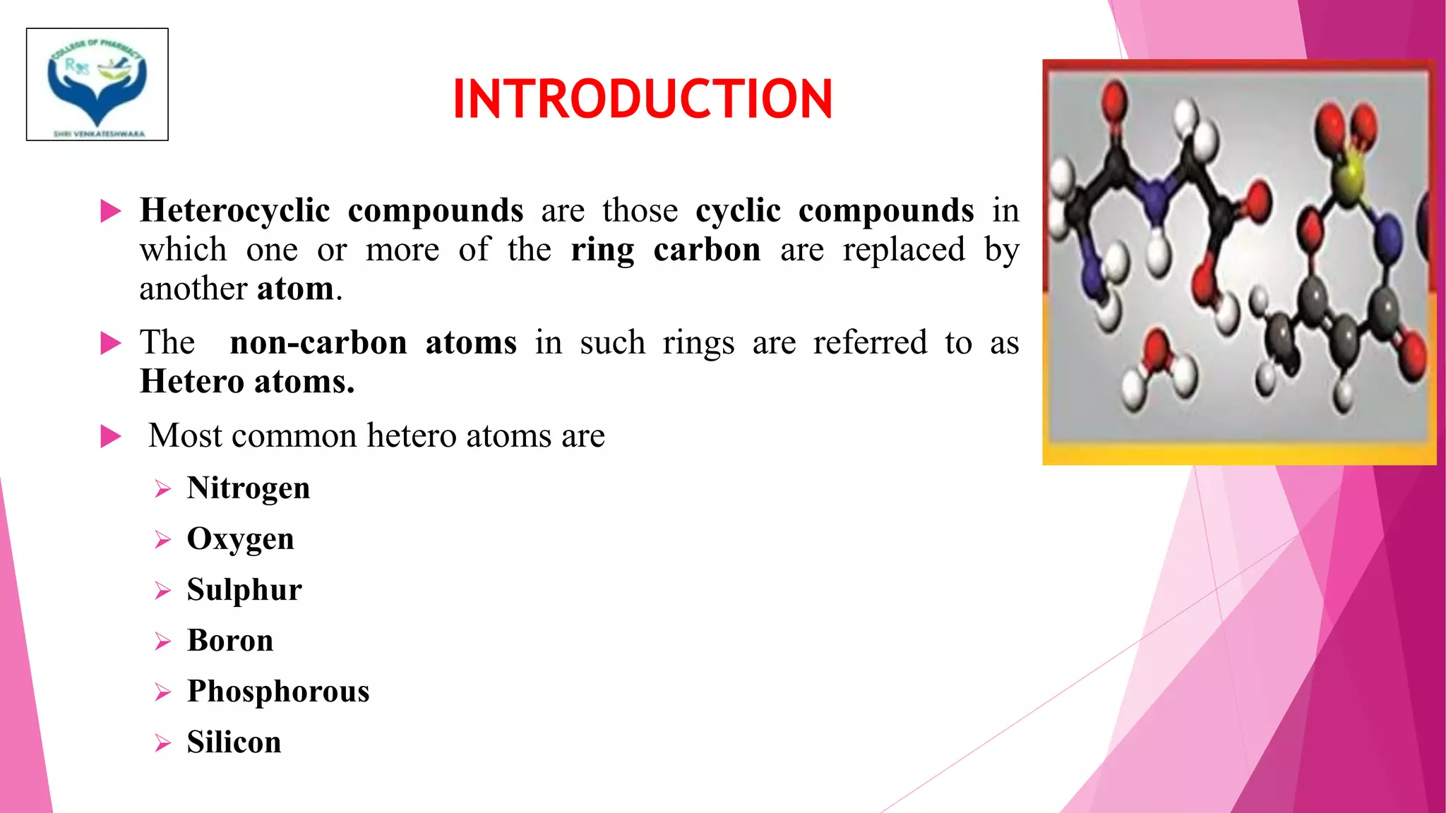 Heterocyclic compounds nomenclature POC III | PDF