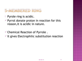 Heterocyclic ring | PPT