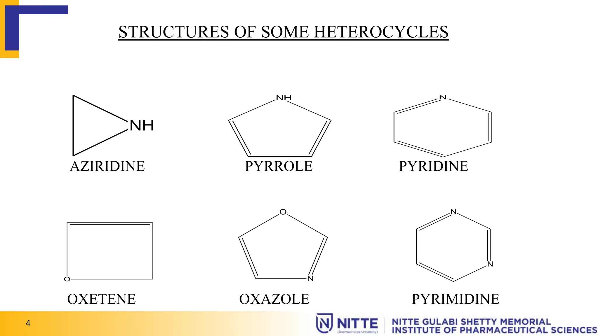Heterocyclic ring ( MPHARM,BPHARM,MSC,BSC,BIOCHEM,ORAGANIC CHEMISTRY ...
