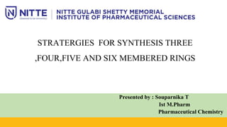 Heterocyclic ring ( MPHARM,BPHARM,MSC,BSC,BIOCHEM,ORAGANIC CHEMISTRY) | PPT