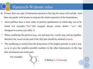 Heterocyclics nomenclature of organic compounds.ppt