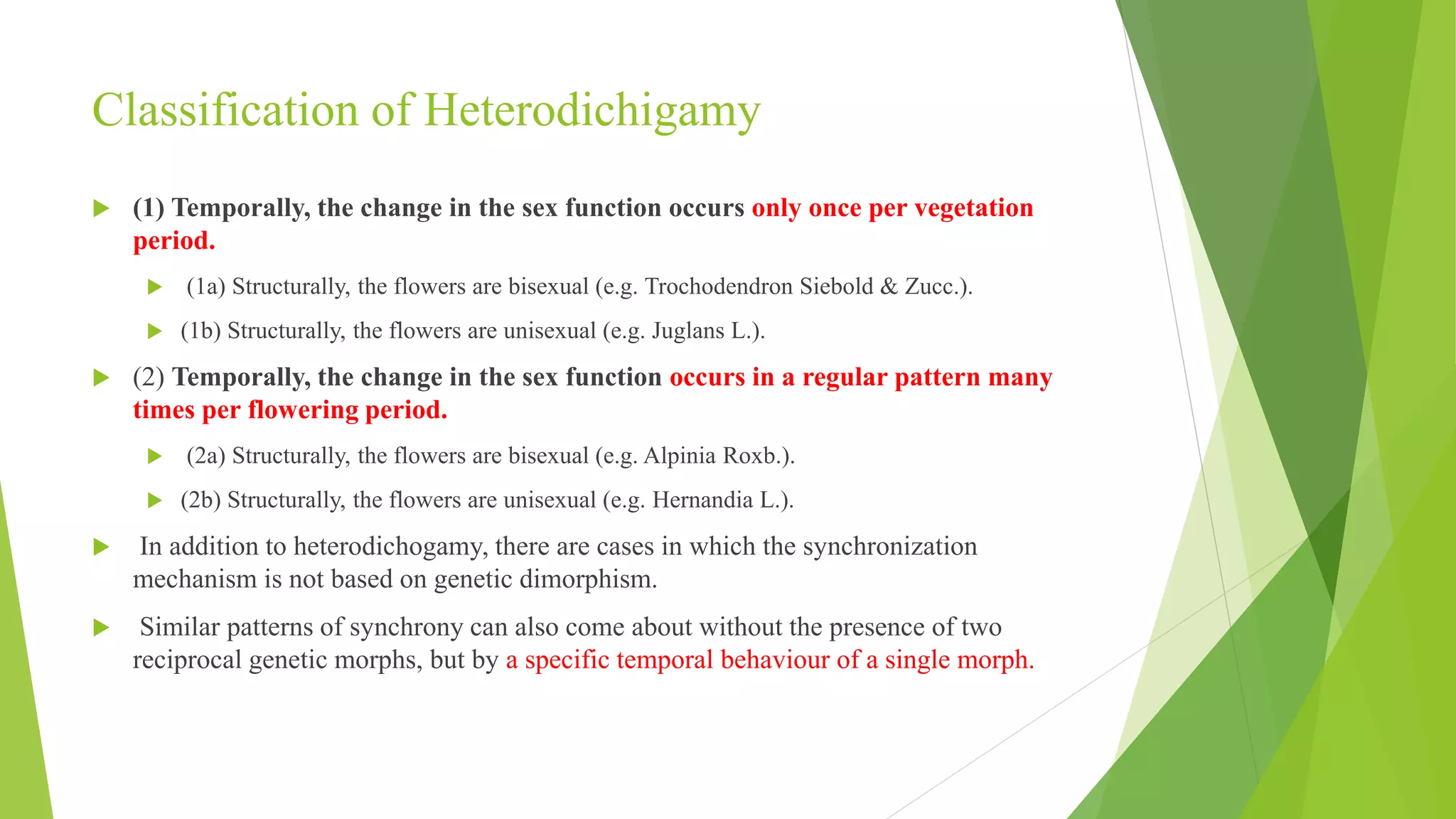 Heterodichogamy in plants | PPTX