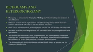 Heterodichogamy in plants | PPTX