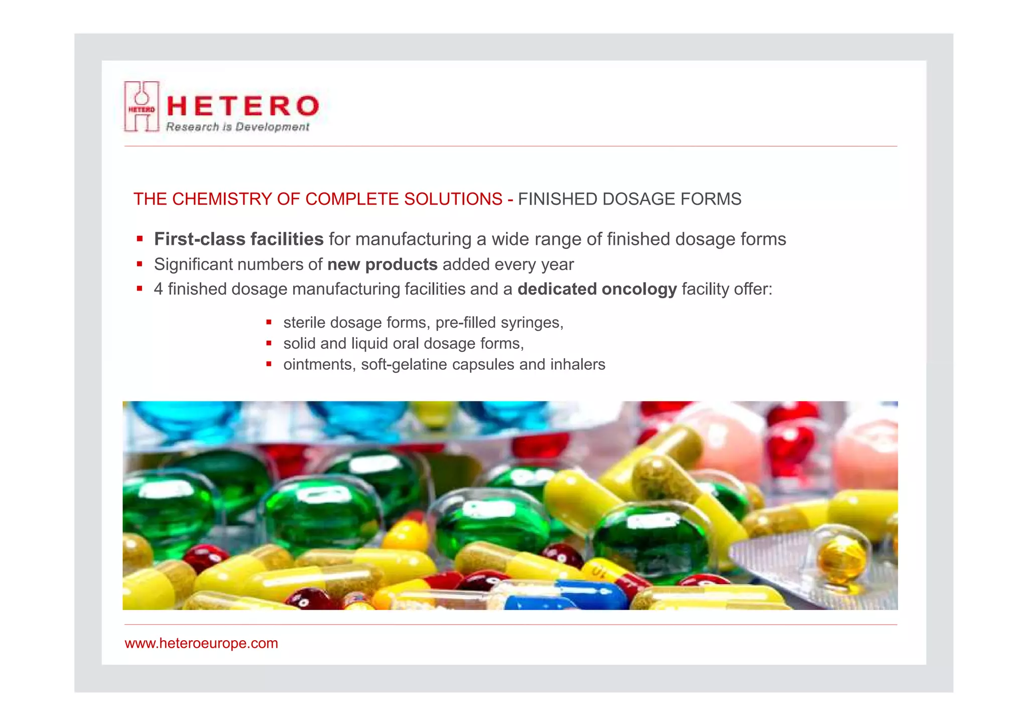 Hetero Europe company presentation 2010 | PDF