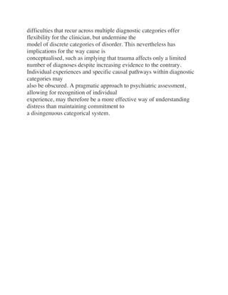 Heterogeneity in psychiatric diagnostic classification | PDF