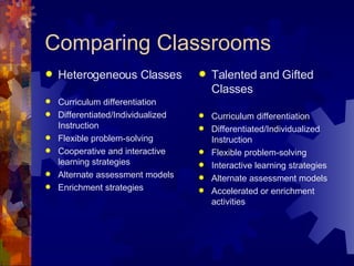 Heterogeneous Or Homogeneous Classrooms Jane | PPS | Educational ...