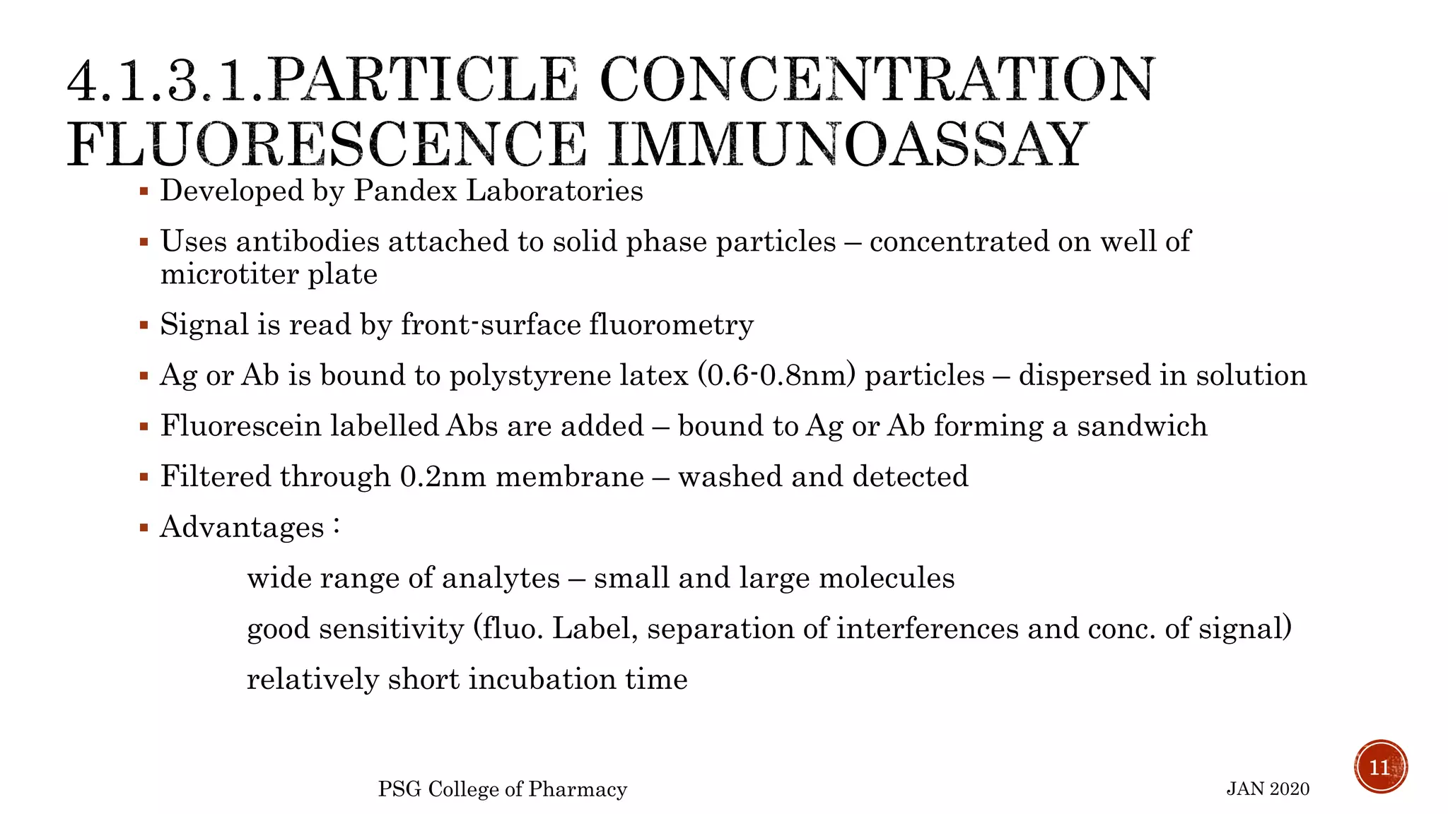 Heterogeneous and homogeneous immunoassays | PPTX
