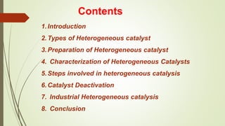 Heterogeneous catalysis-Fundamentals | PPTX
