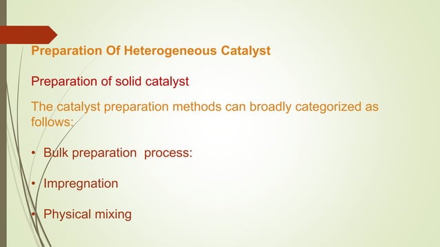 Heterogeneous catalysis-Fundamentals | PPTX | Chemistry | Science