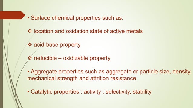 Heterogeneous Catalysis Fundamentals