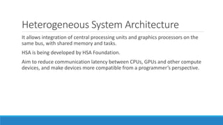 Heterogeneous computing | PPTX