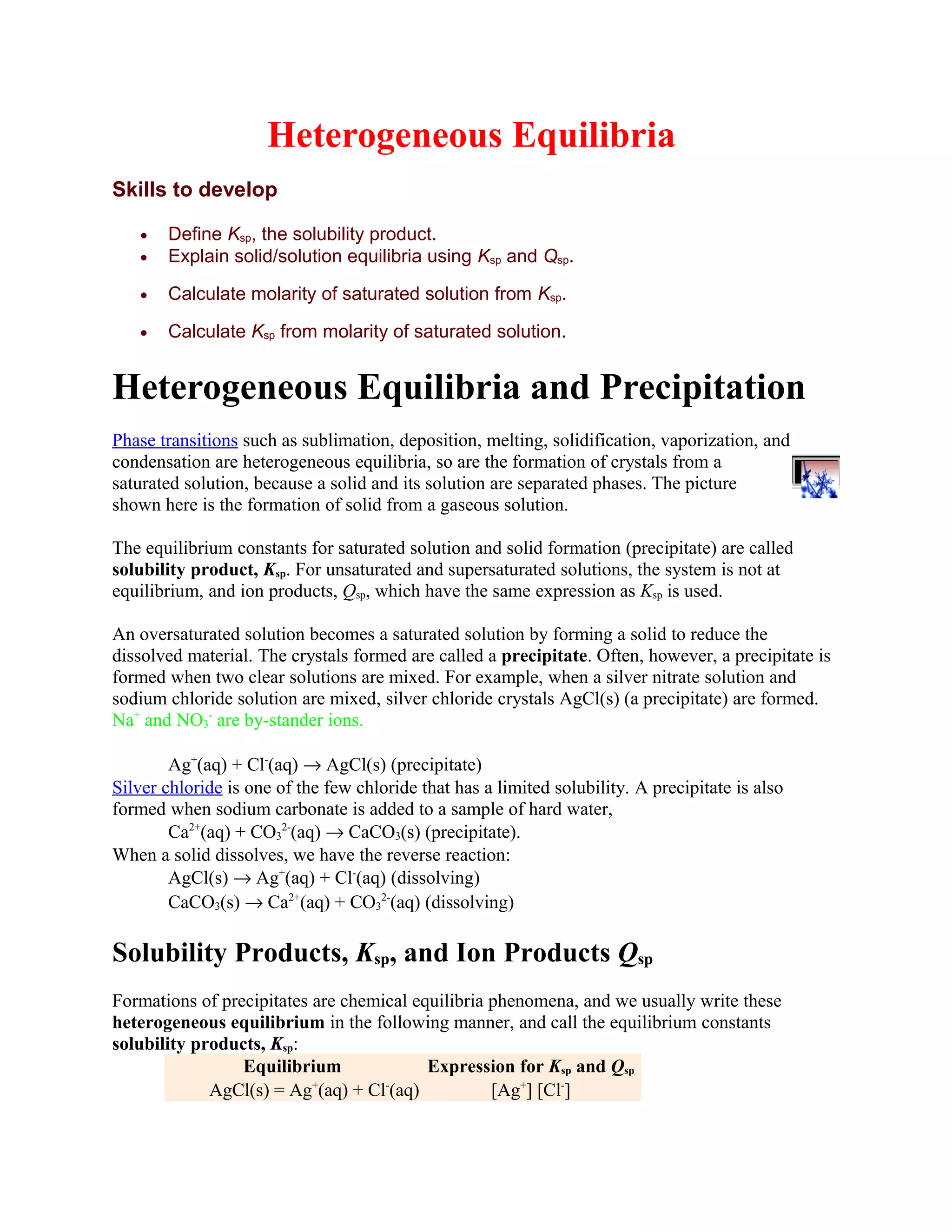 Heterogeneous equilibria | DOC