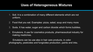 Heterogeneous mixtures | PPTX