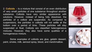 Heterogeneous mixtures | PPTX