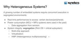 Heterogeneous multiprocessing on androd and i.mx7