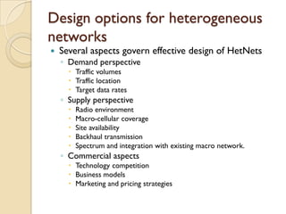 Heterogeneous networks increasing cellular capacity sta | PPTX