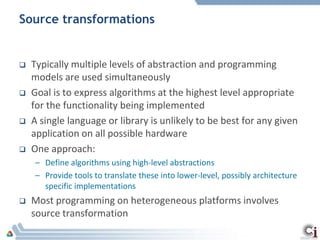 Heterogeneous programming | PPTX
