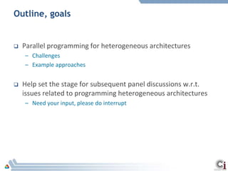 Heterogeneous programming | PPTX