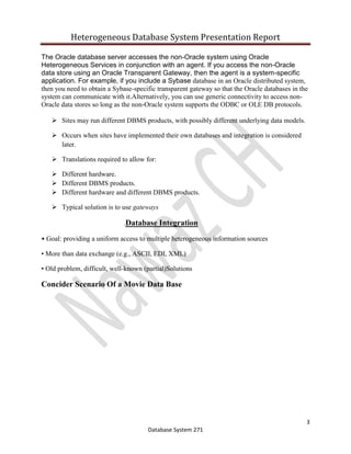 Heterogenous data base | DOCX