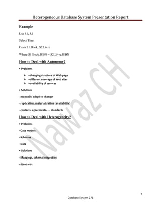 Heterogenous data base | DOCX