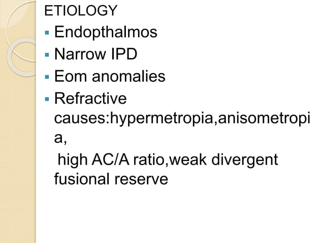 Heterophoria;Definiton,classification and etiology | PPTX