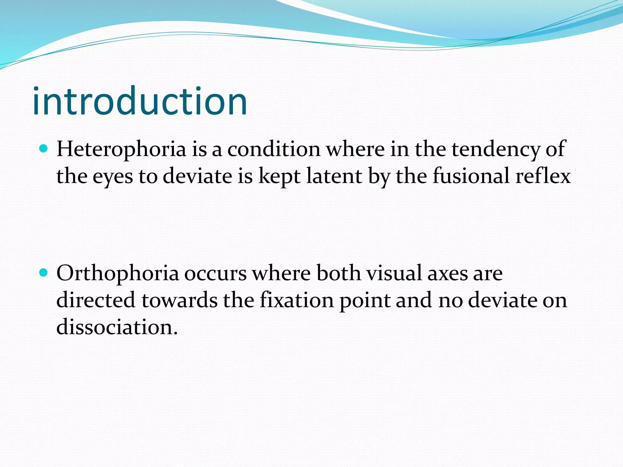 Heterophoria investigation and management | PPTX