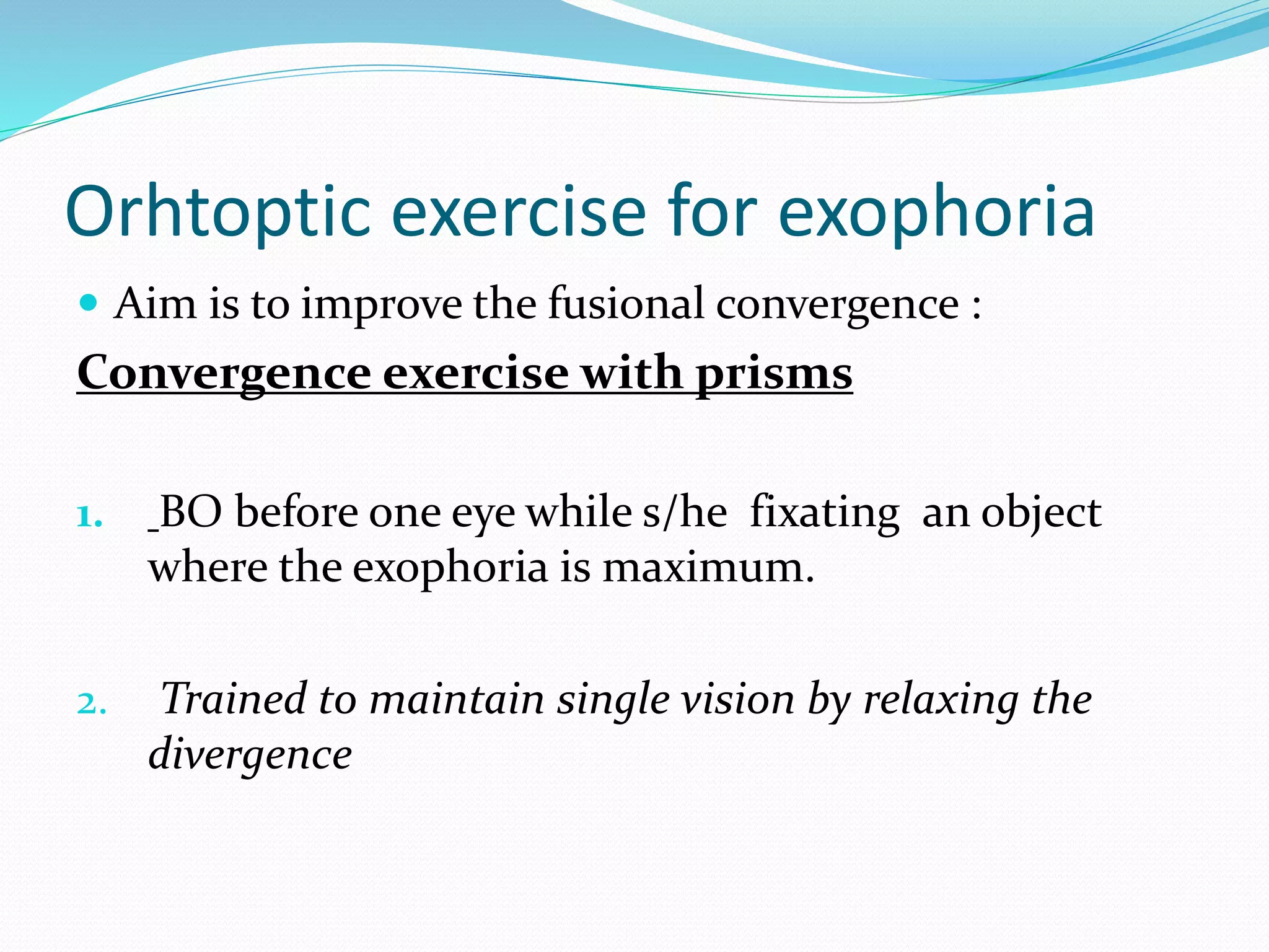 Heterophoria investigation and management | PPTX