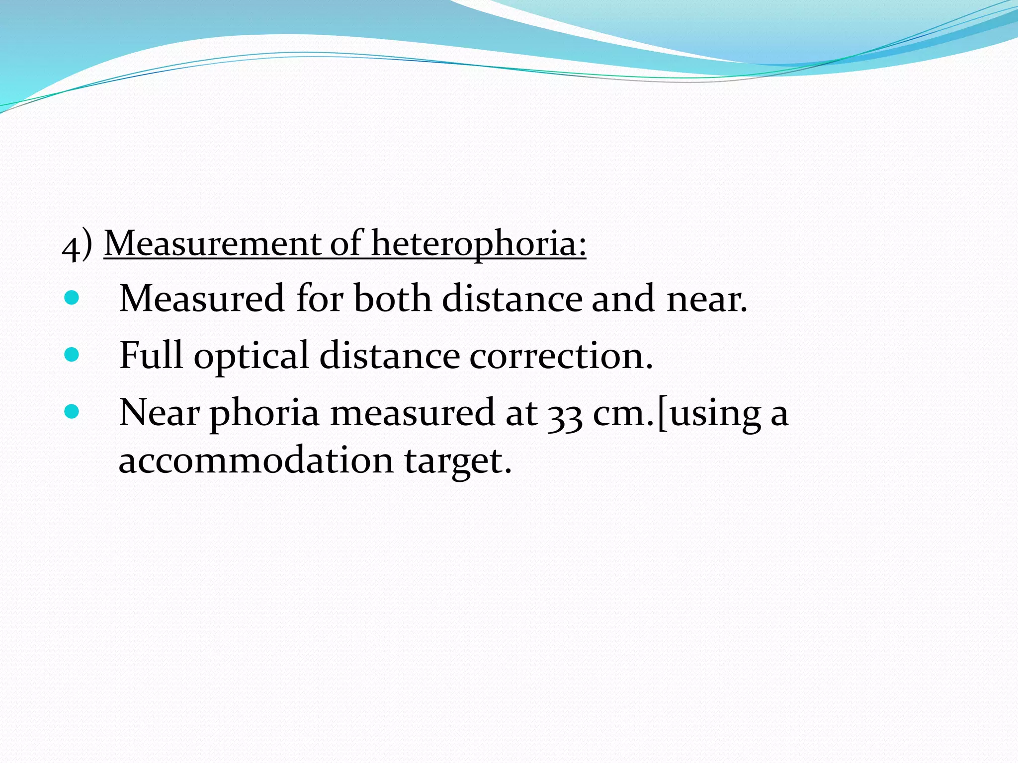 Heterophoria investigation and management | PPTX