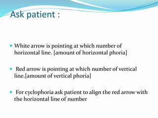 Heterophoria investigation and management | PPTX