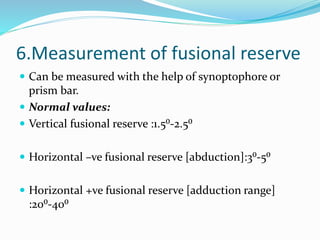 Heterophoria investigation and management | PPTX