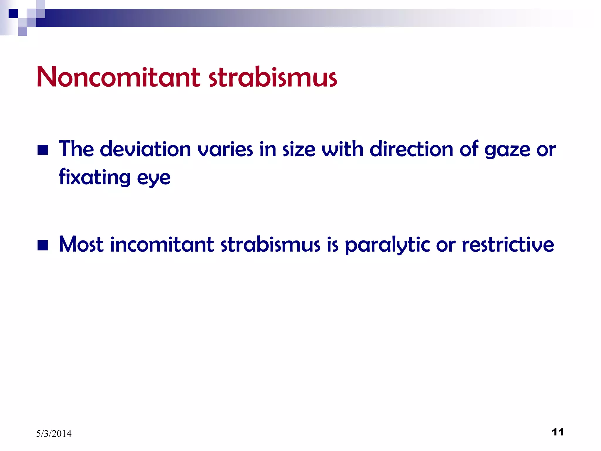 Heterophoria n tropia | PPTX