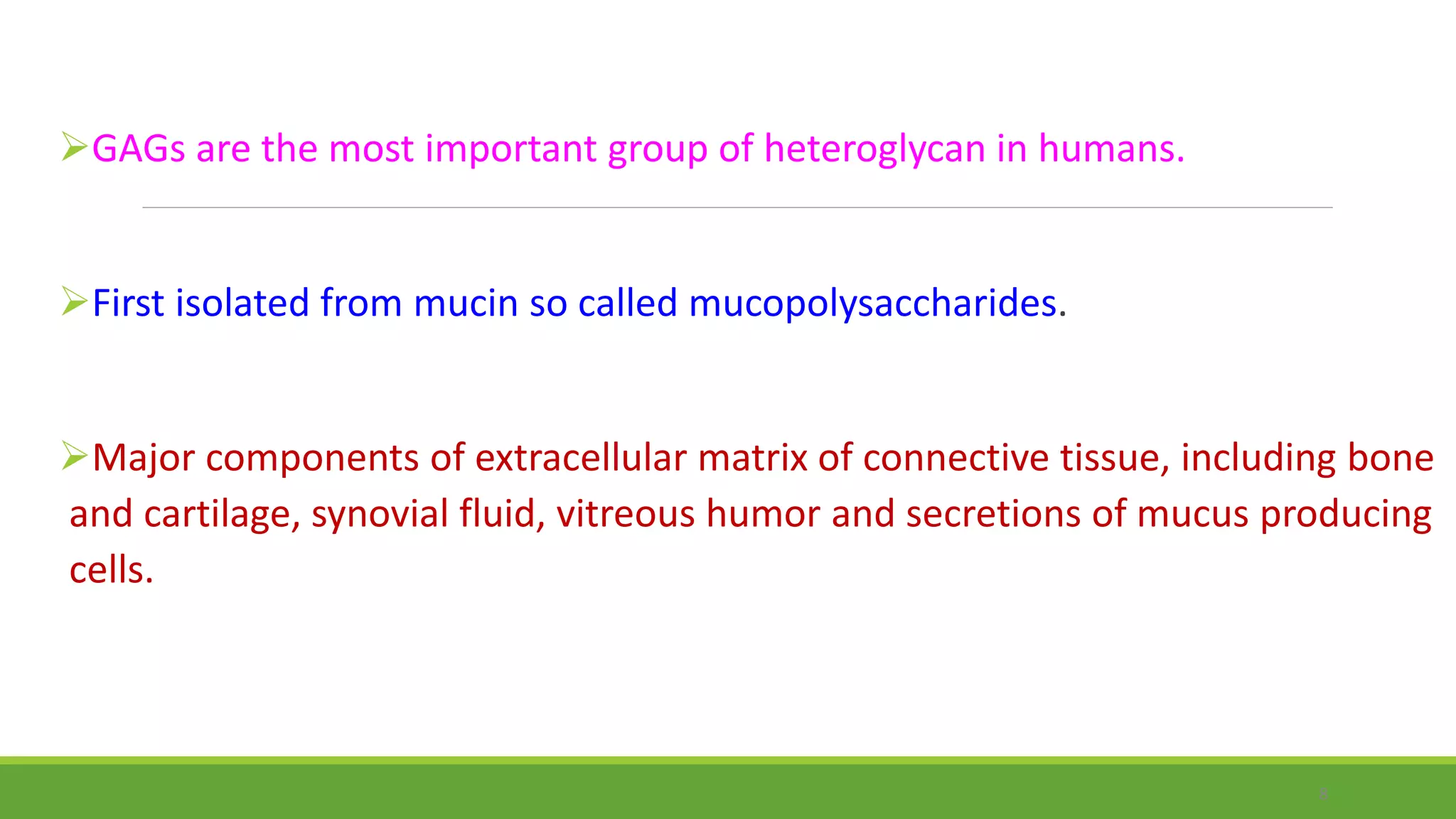 Heteropolysaccharides | PPTX