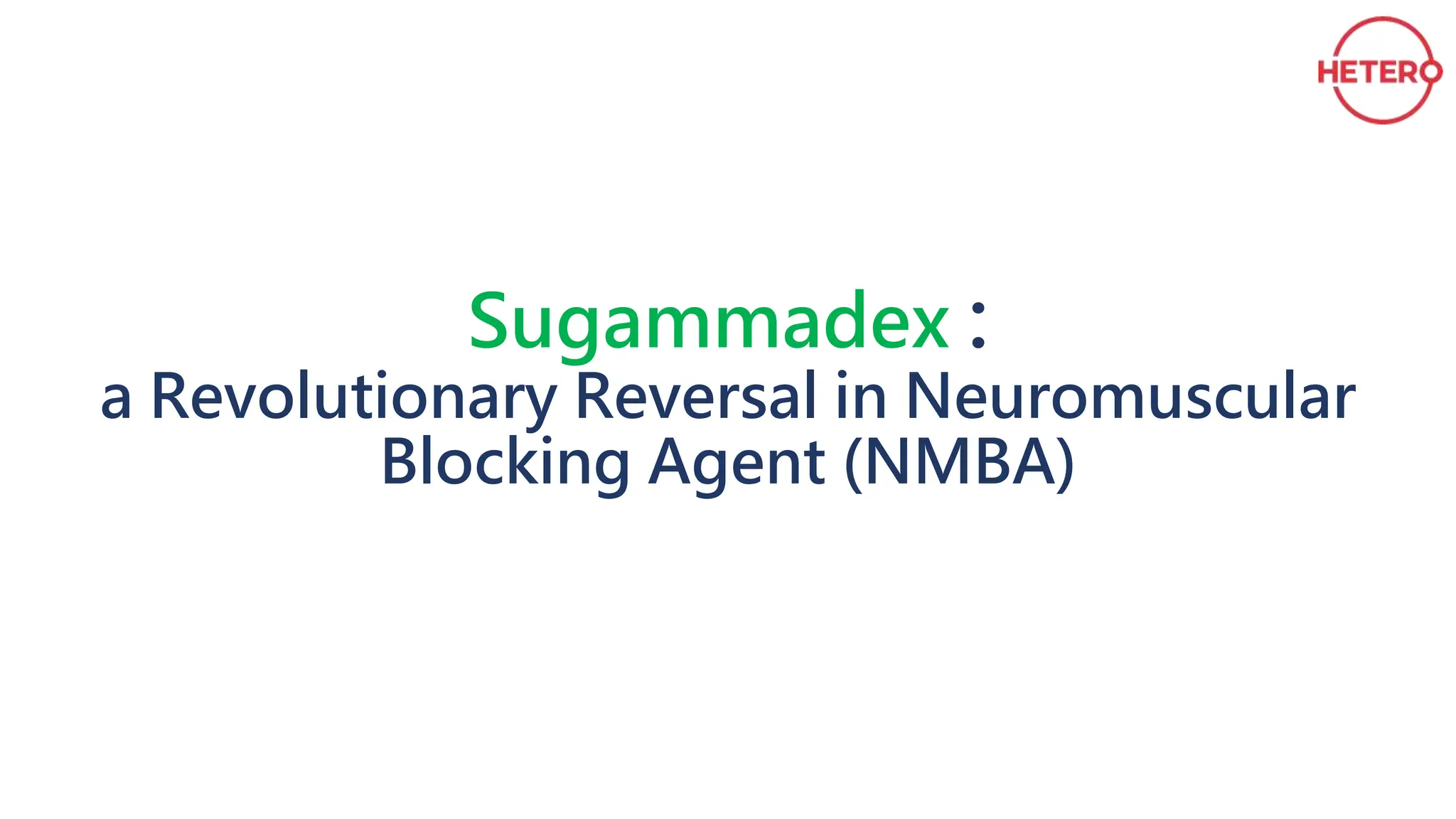 Sugammadex is a modified gamma-dextro agent | PPTX