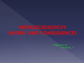 Heteroscedasticity | PPT