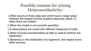 Heteroscedasticity Remedial Measures.pptx | Physics | Science