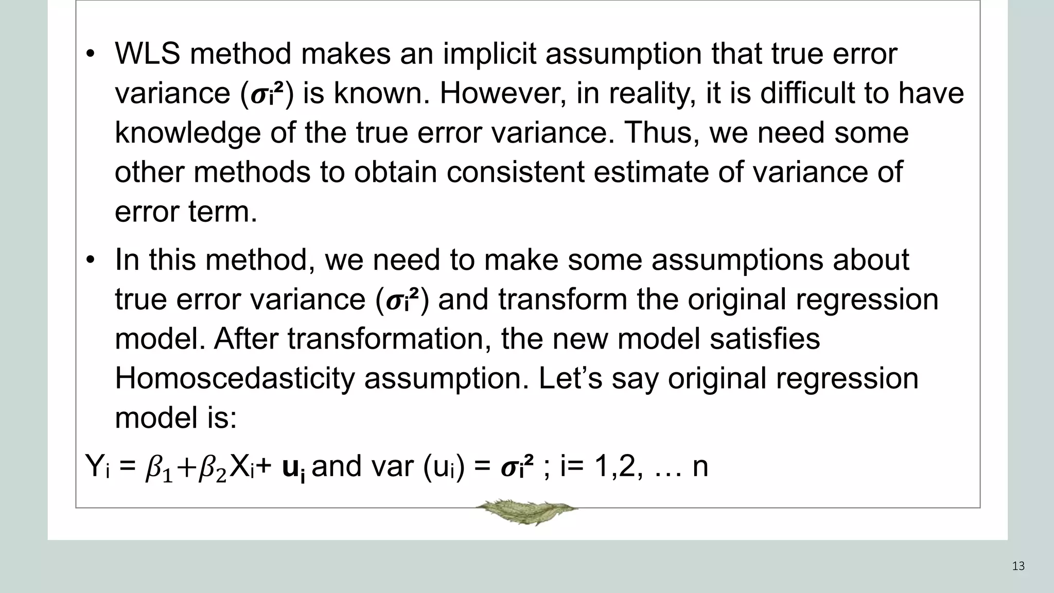 Heteroscedasticity Remedial Measures.pptx