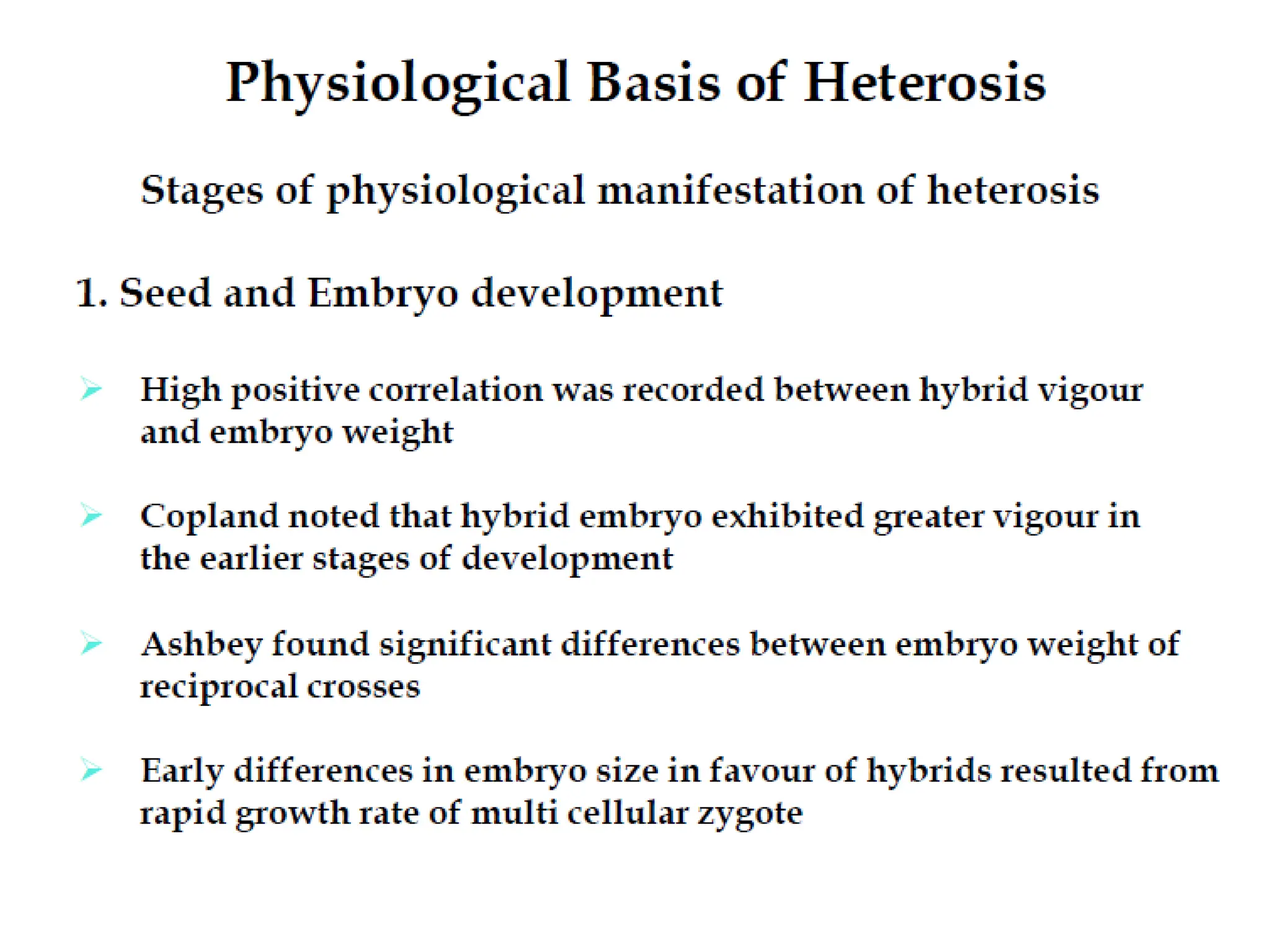 Heterosis and their Utilization in Forest tree improvementppt | PPT