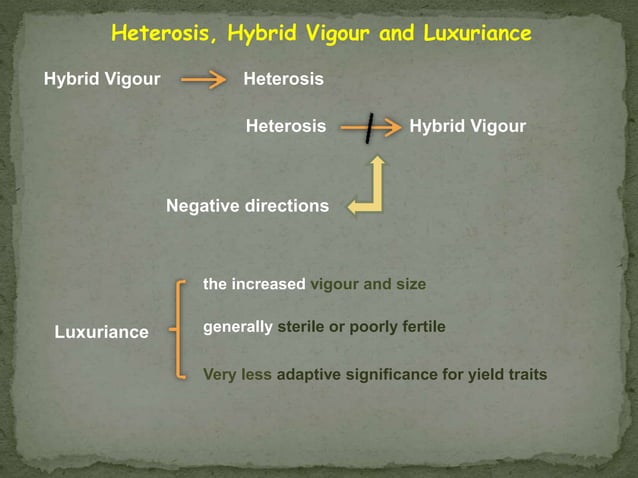 Heterosis breeding - Dr. Mahesh B. Ghuge | PPTX | Gardening | Home & Garden