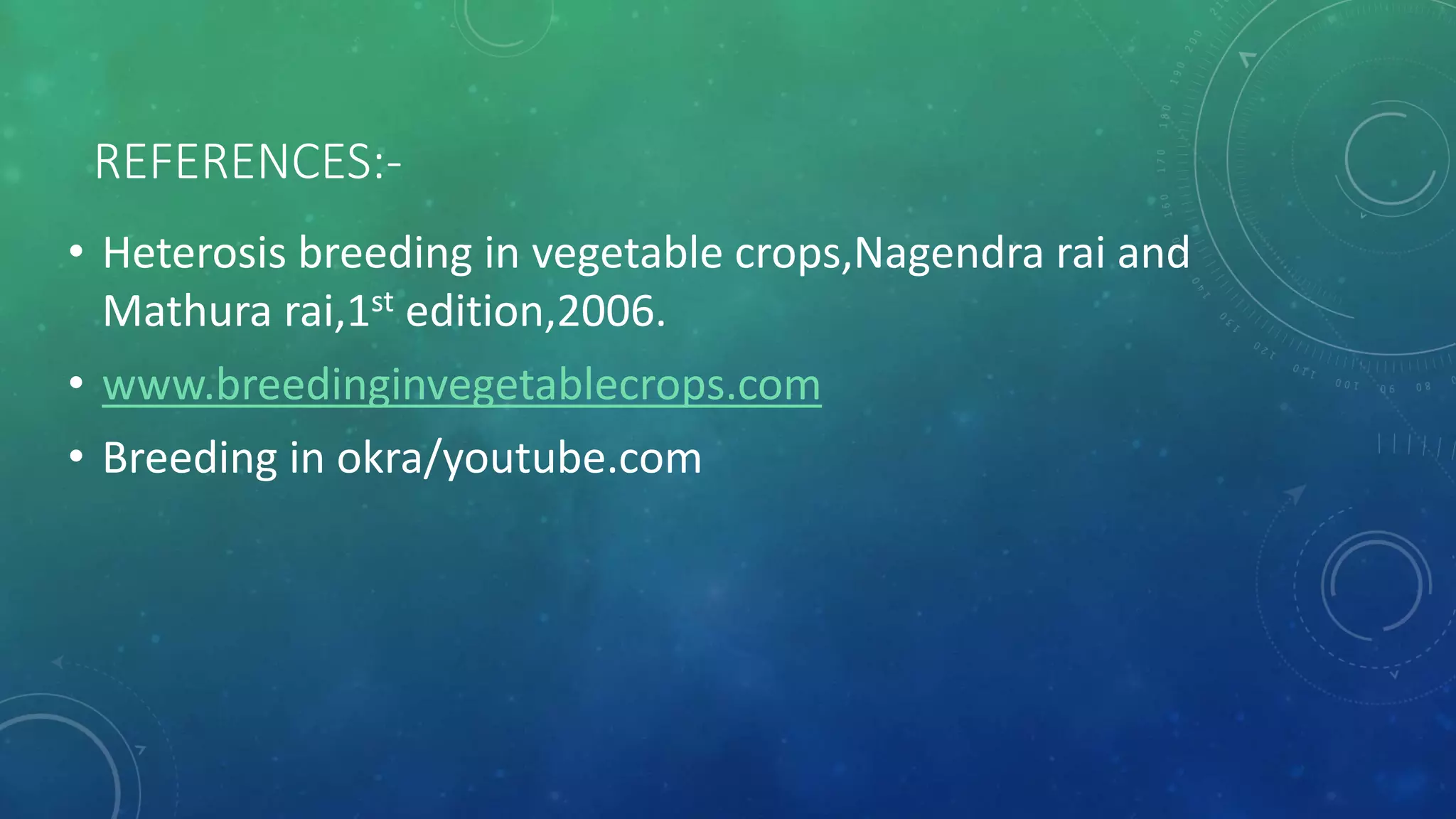 Heterosis breeding in okra and chilly | PPTX