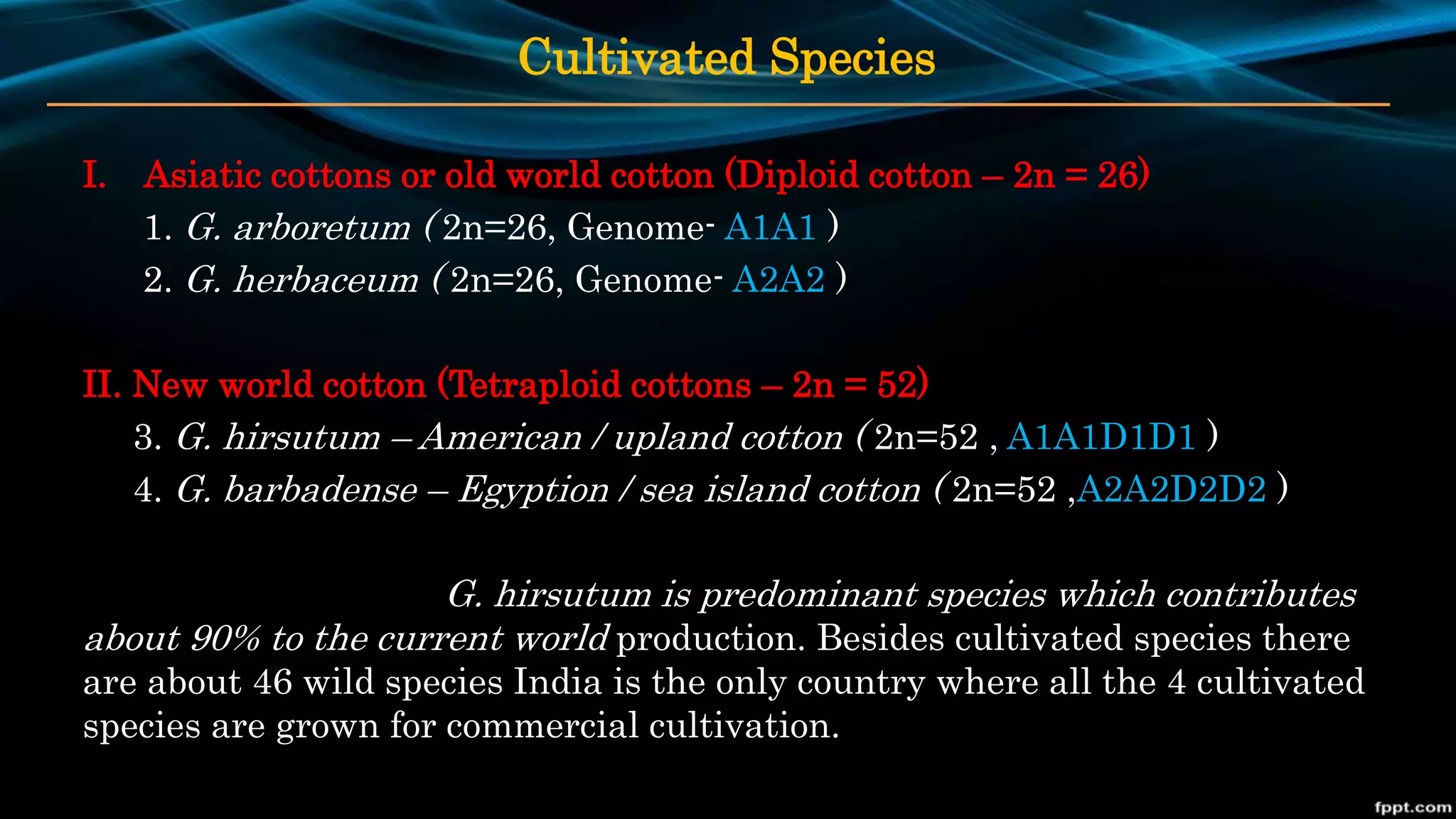Heterosis breeding in cotton and maize | PPTX