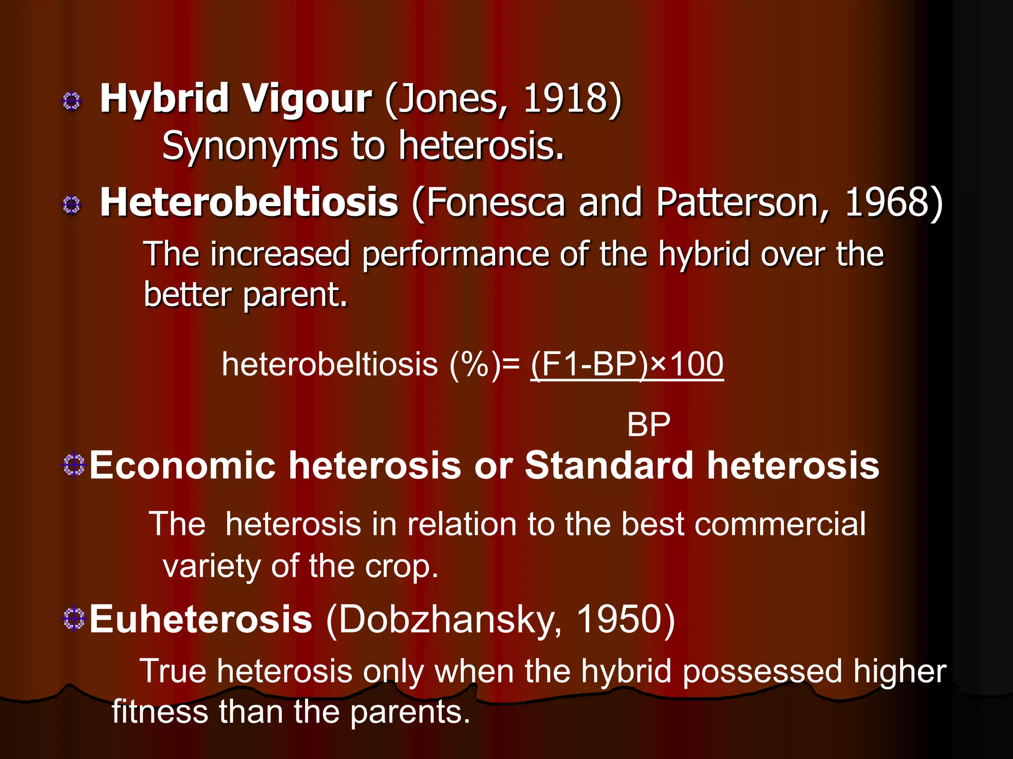 Heterosis breeding in vegetables | PPT