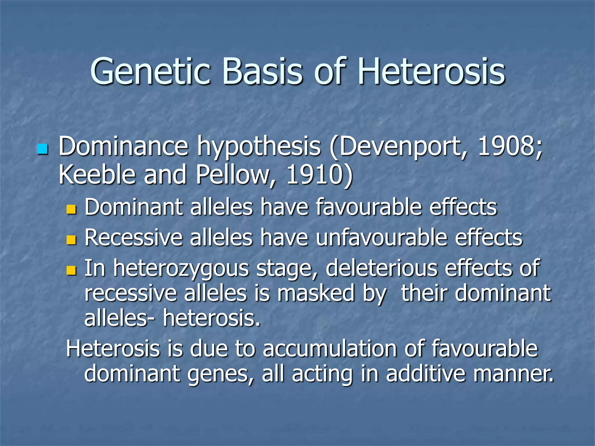 Heterosis breeding in vegetables | PPT
