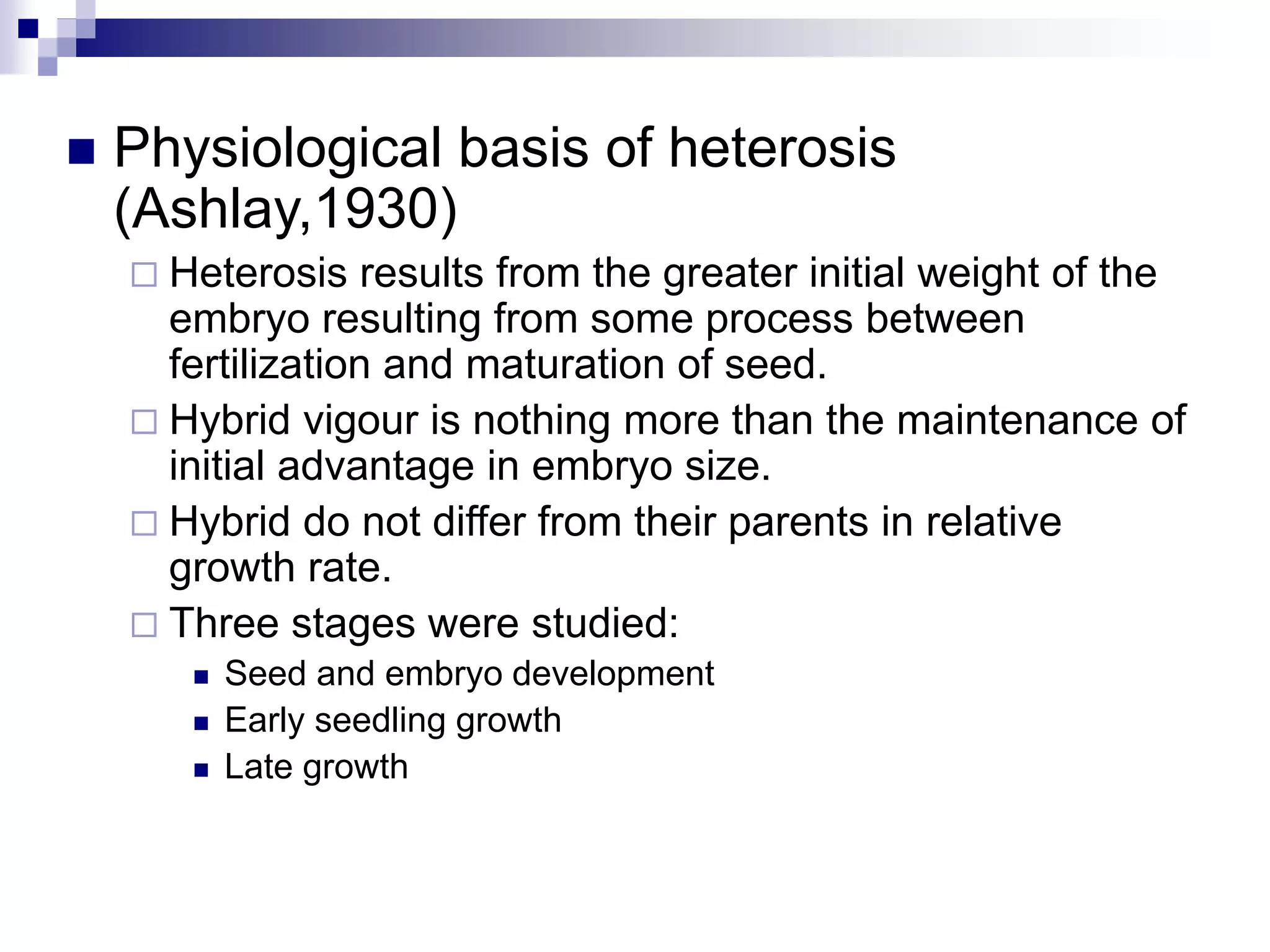 Heterosis breeding in vegetables | PPT