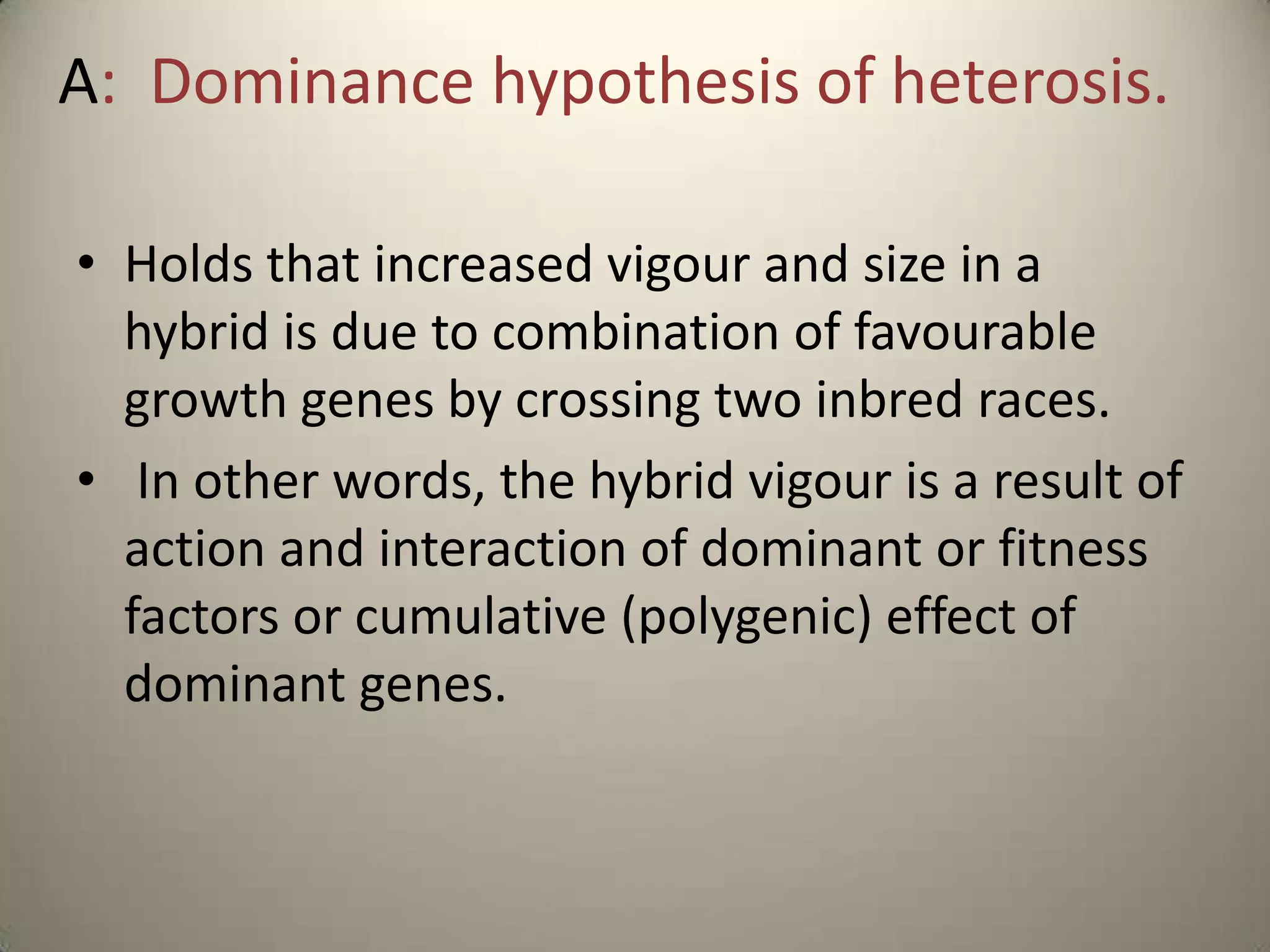 Heterosis | PPSX