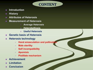 Heterosis ultimate goal for crop improvement.ppt
