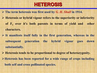 Heterosis ultimate goal for crop improvement.ppt