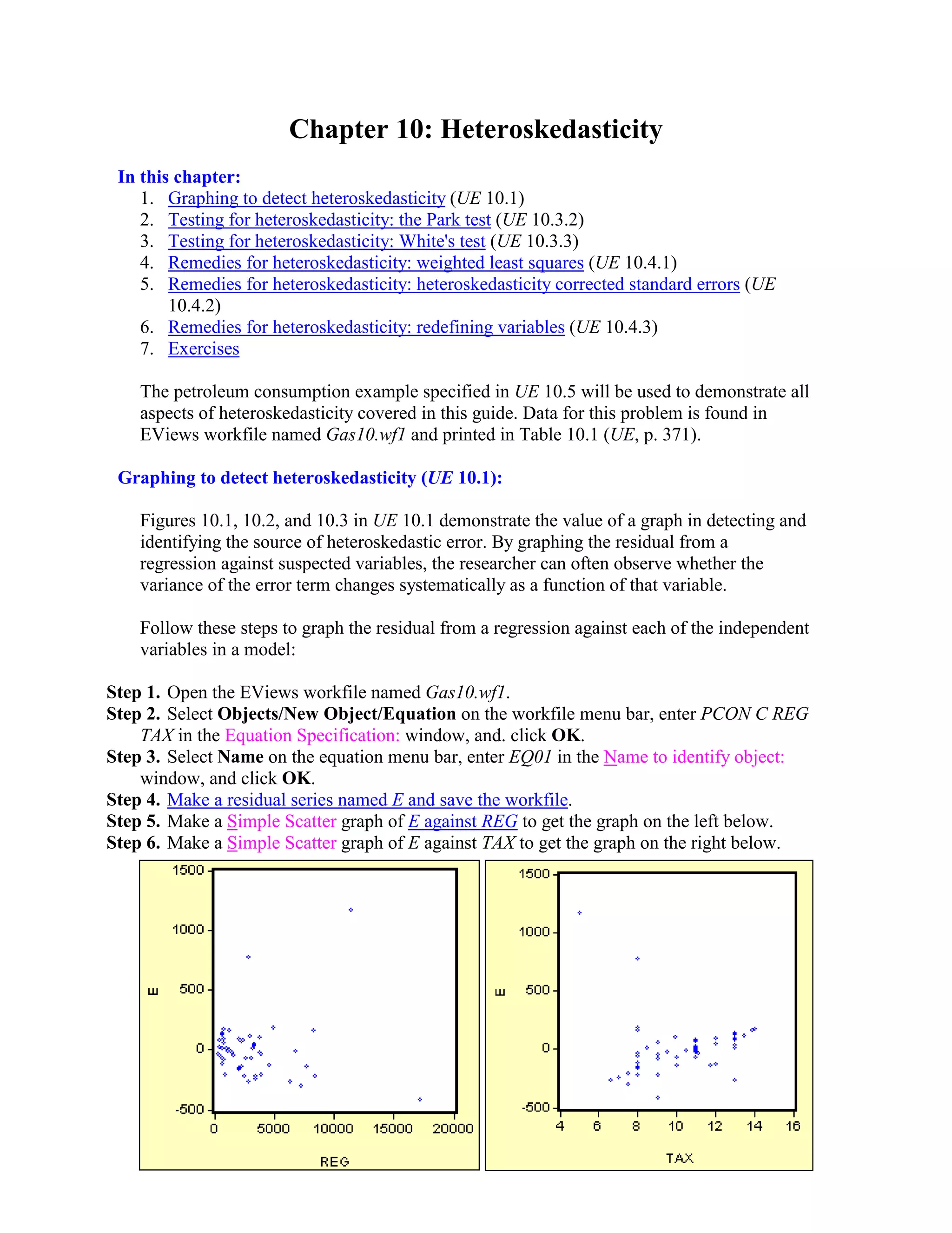 Heteroskedasticity | PDF