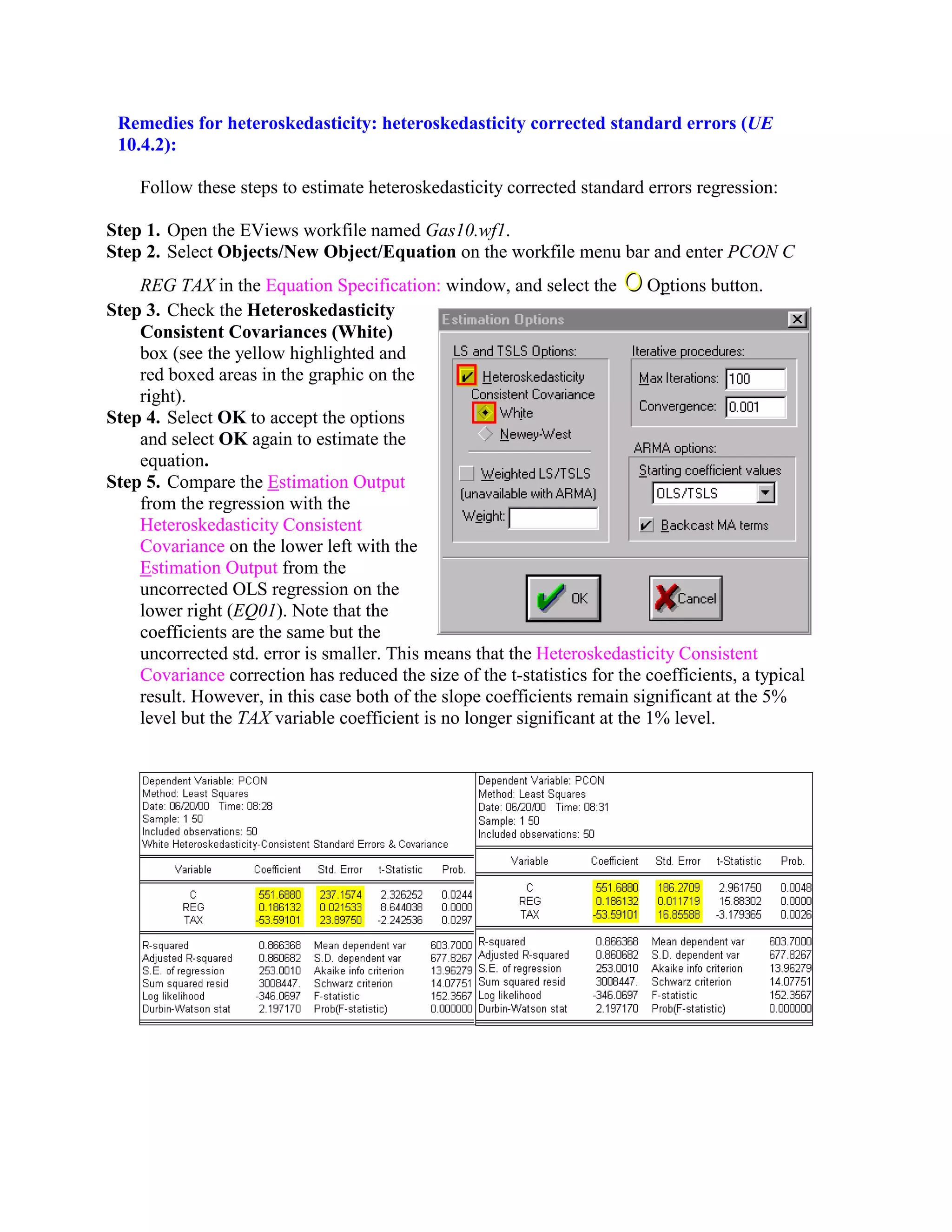 Heteroskedasticity | PDF