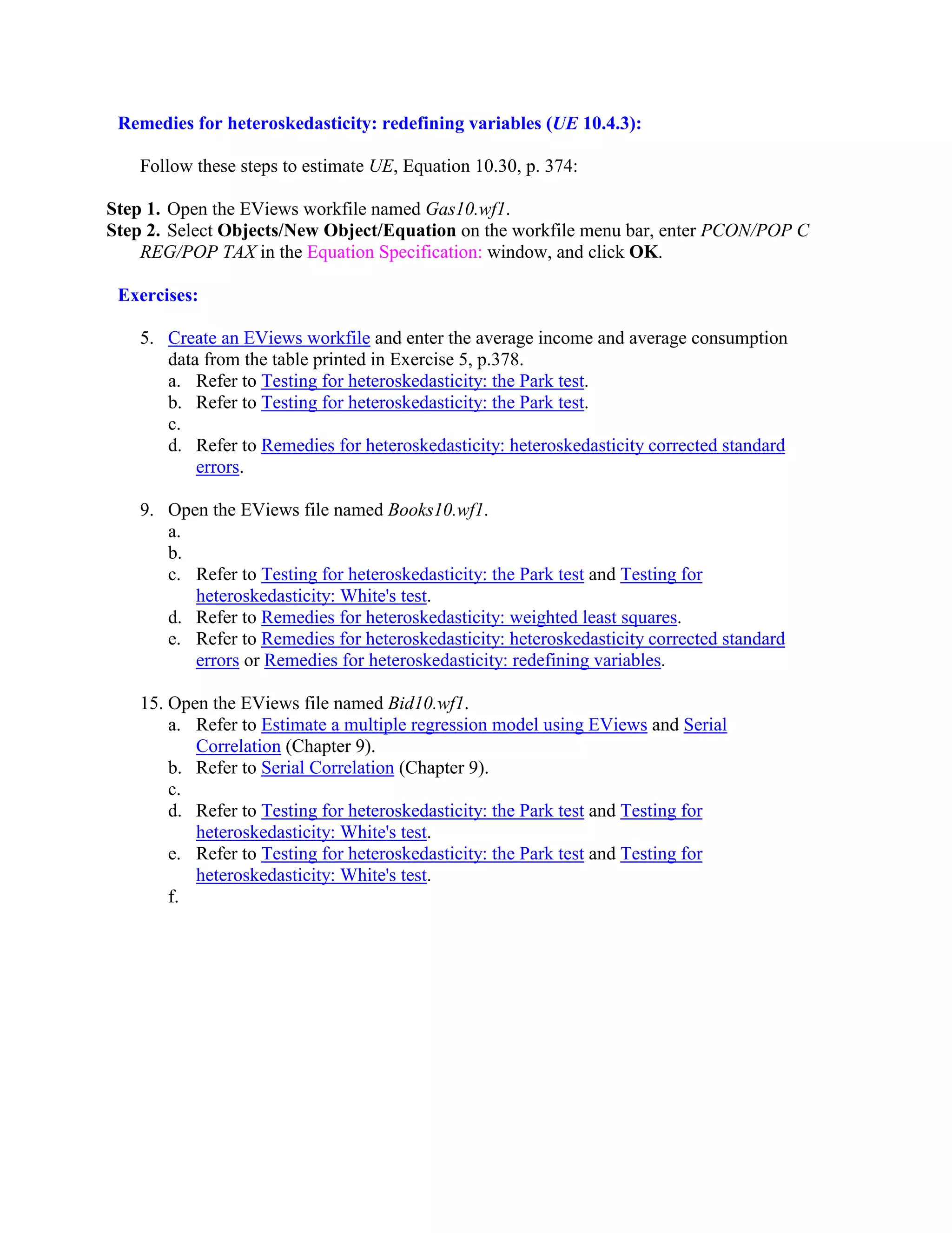 Heteroskedasticity | PDF